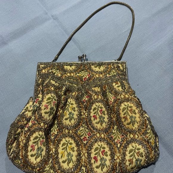 Bags | Vintage Small Hand Beaded Purse | Poshmark